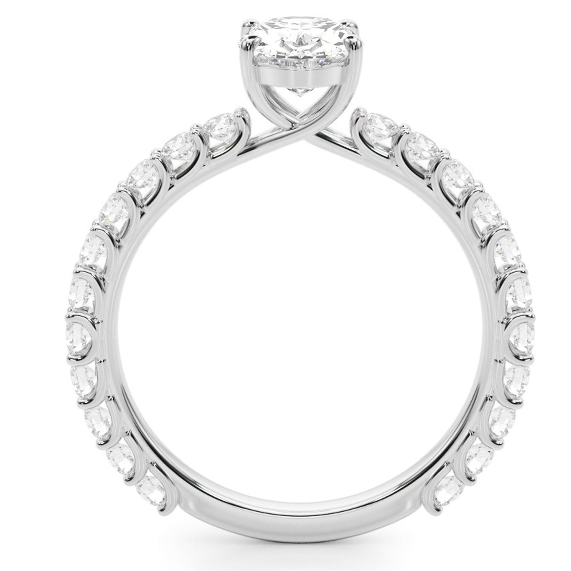 Oval Diamond Engagement Ring – Rami Jewelry